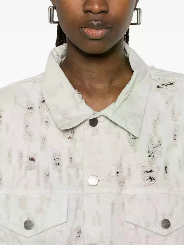 HAIKURE Ryder Bull Destroy Denim Gilet