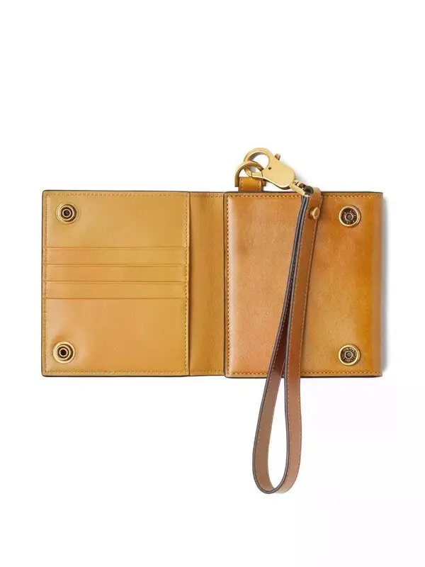 Versace Medallion Wristlet Wallet - Neutrals