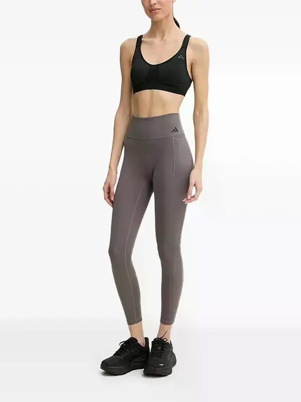 Adidas Cocoa Logo Detail Pocket Leggings