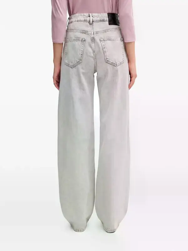 Sisley Acid Wash Straight Leg Jeans
