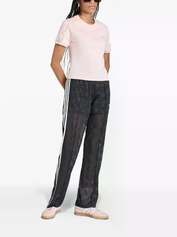 Adidas Striped Track Pants - Black