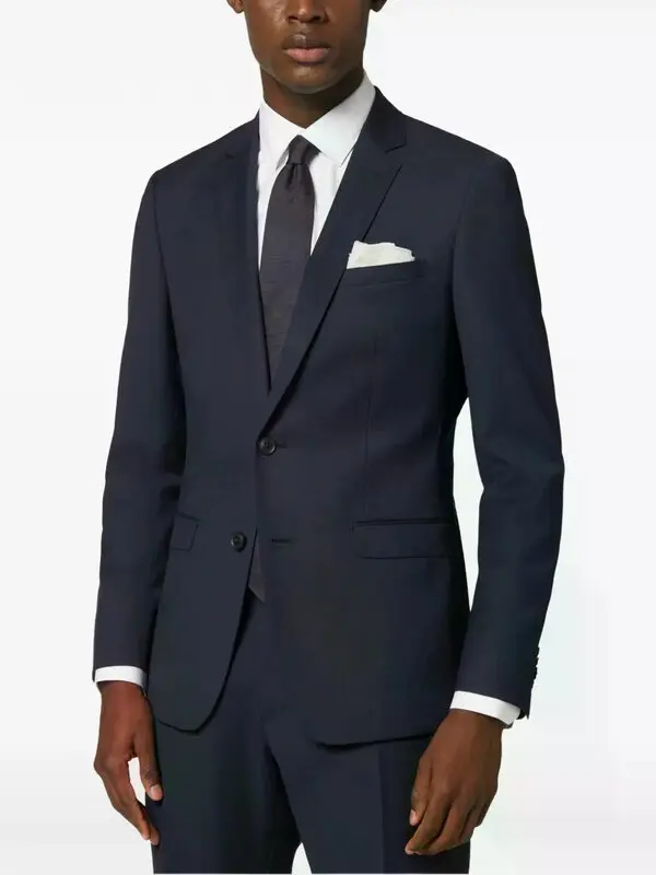 Boggi Milano Patterned Wool Blazer