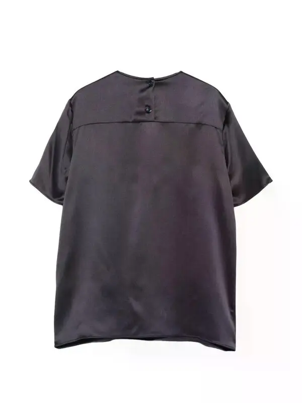 Eleventy Short Sleeves Blouse - Blue