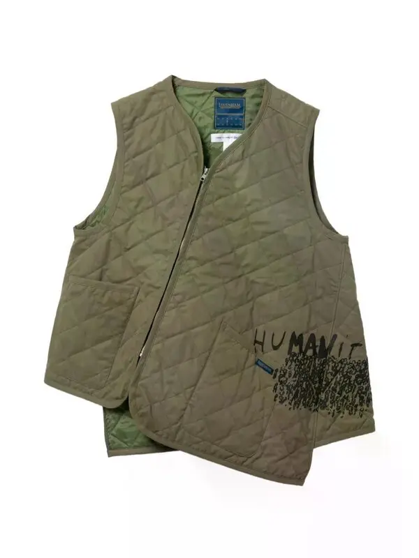 Comme Des Garçons Quilted Zipped Gilet