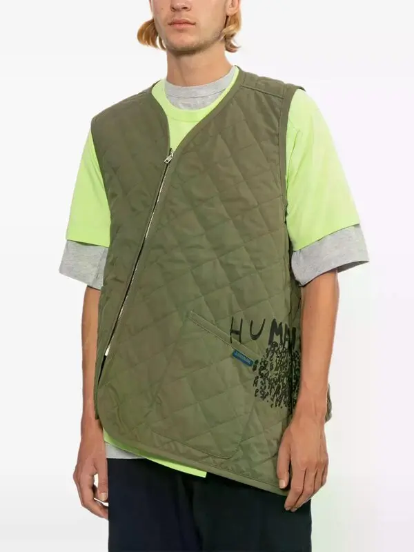 Comme Des Garçons Quilted Zipped Gilet