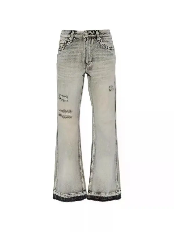 MISBHV Distressed Flared Jeans