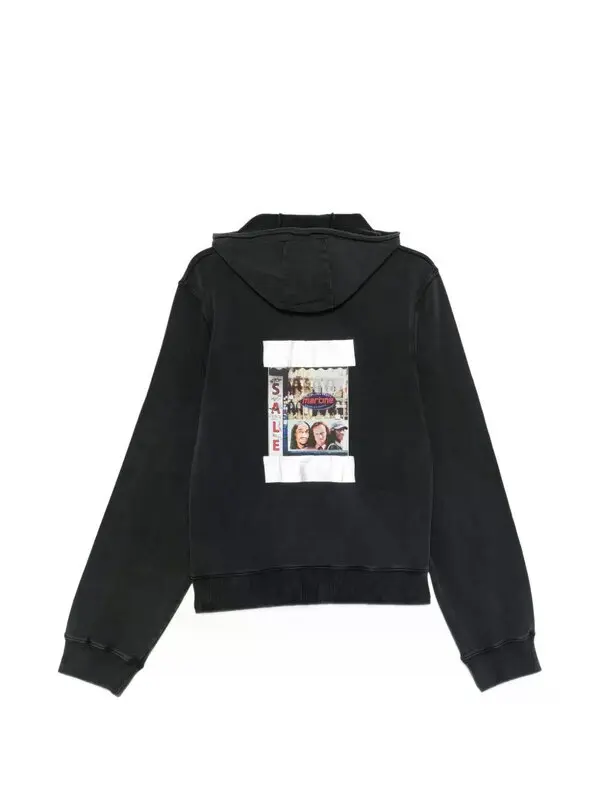 Martine Rose Zipped Hoodie - Black
