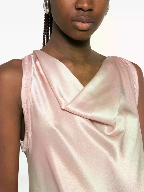 Antonelli Firenze Embellished Cowl Neck Maxi Dress - Pink