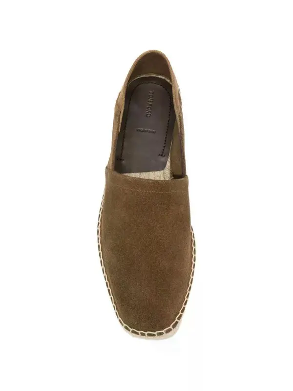 TOM FORD Suede Espadrilles - Brown