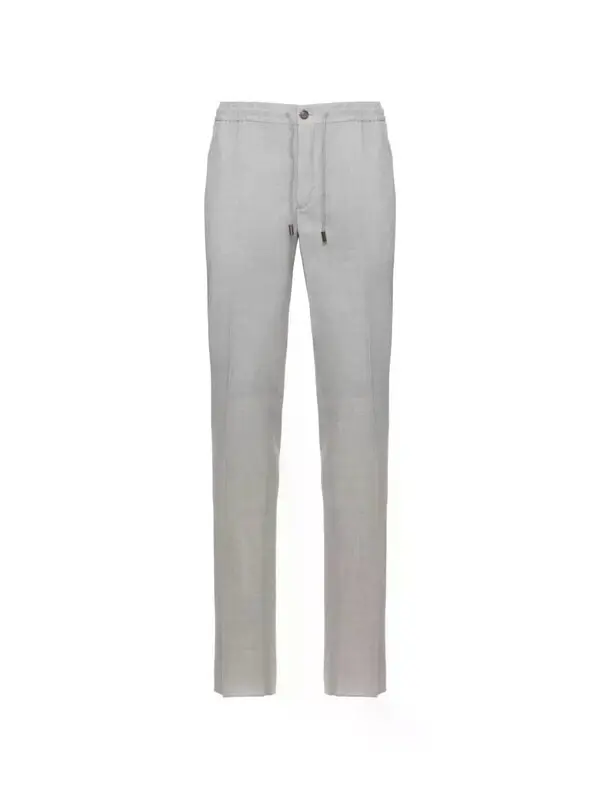 Incotex Drawstring Straight Leg Trousers