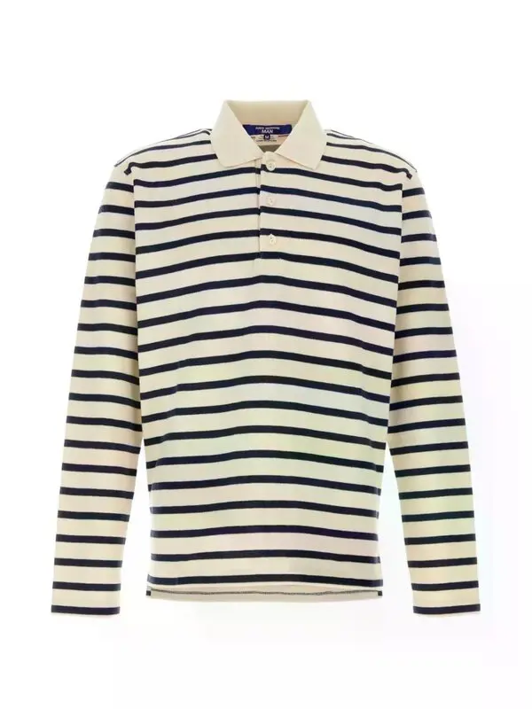 Junya Watanabe Striped Polo Shirt