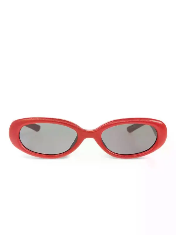 MAISON MARGIELA X Gentle Monster Oval Sunglasses - Red
