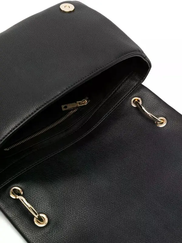 Moschino Logo-plaque Shoulder Bag - Black