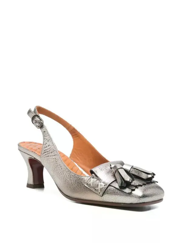 Chie Mihara Tone Tassel Detail Slingback Mules