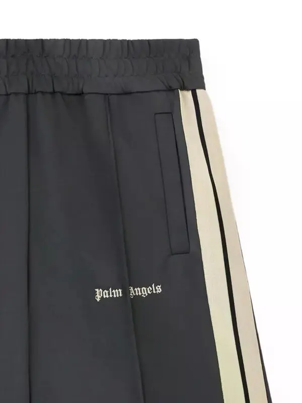 Palm Angels Logo Stripe Track Shorts