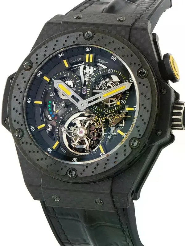 HUBLOT King Power Tourbillon Ayrton Senna 48mm Watch - Black