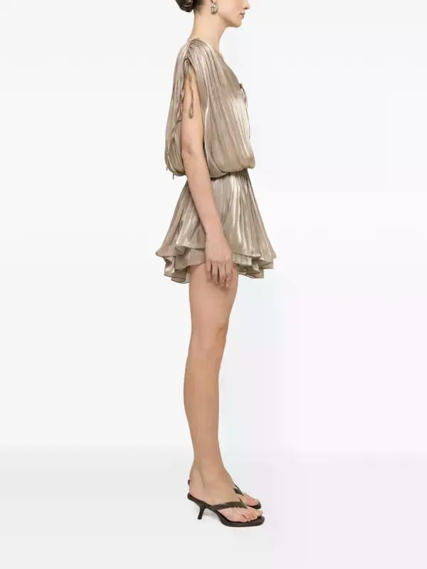 NISSA Pleated Mini Dress
