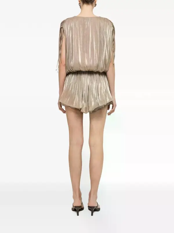 NISSA Pleated Mini Dress