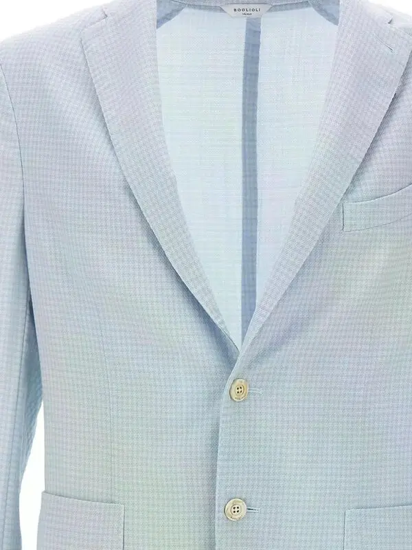 Boglioli K Checked Patch-pocket Blazer
