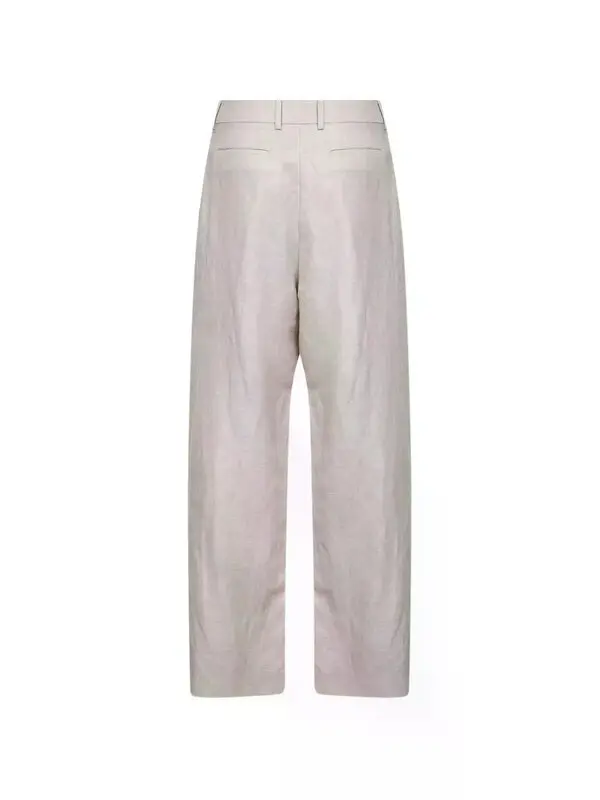PT TORINO Pleated Trousers - Neutrals