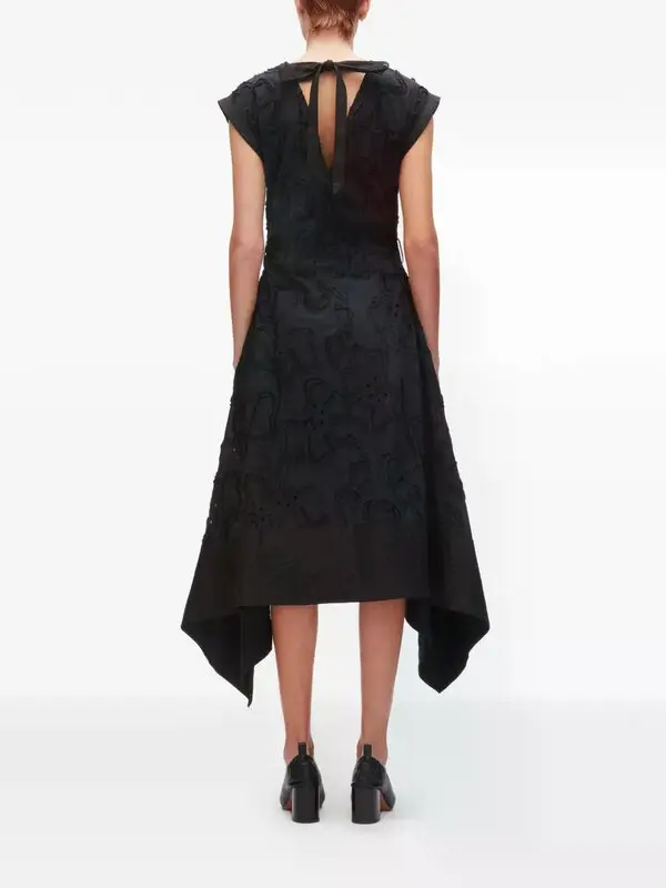 3.1 Phillip Lim Floral Asymmetrical Midi Dress