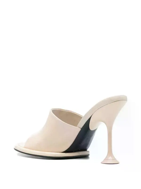 SERGIO ROSSI Leather Mules