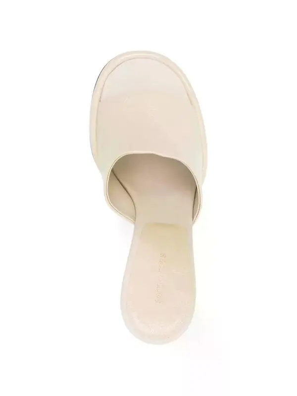 SERGIO ROSSI Leather Mules