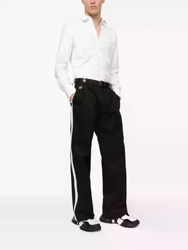 Dolce & Gabbana Stretch-poplin Gold-fit Shirt