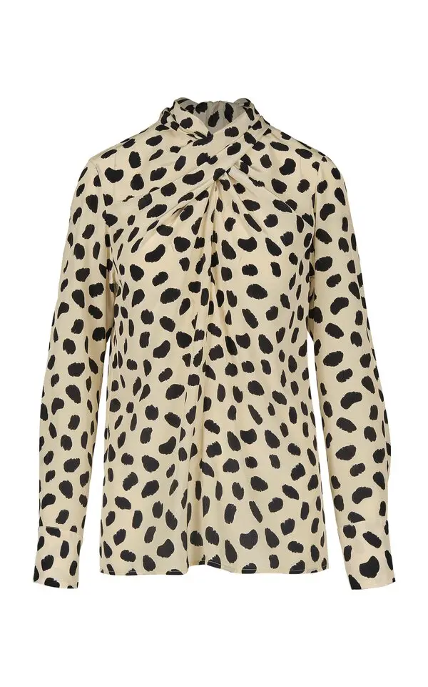 Johanna Ortiz Printed Silk Top - Print