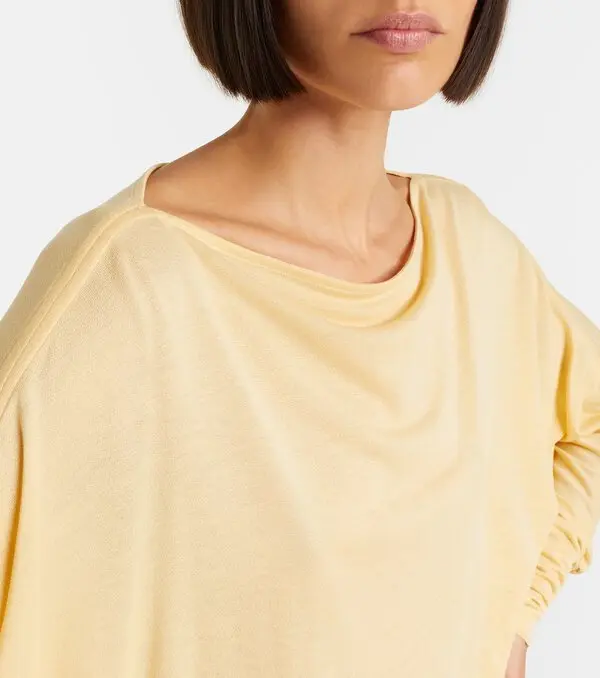 TOTEME Draped Jersey Top
