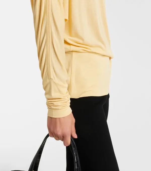 TOTEME Draped Jersey Top
