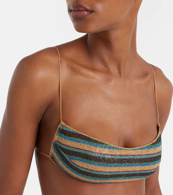 Oseree Lumiere Striped Bikini