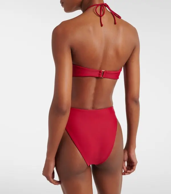Jade Swim Incline Bikini Bottoms - Red