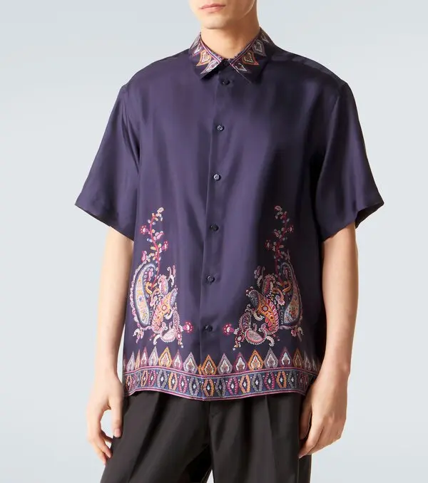 Etro Paisley Silk Shirt