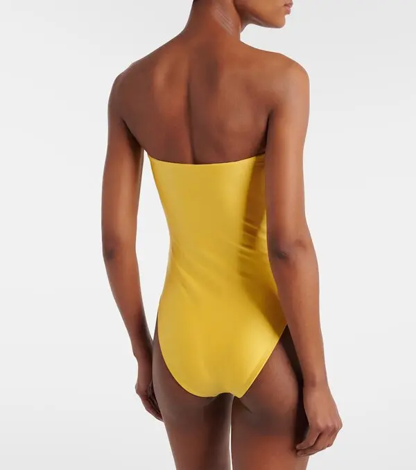 Jade Swim Yara Ruched One-piece - Yellow