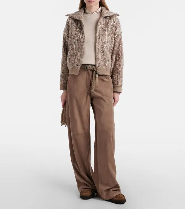 Brunello Cucinelli Cashmere Crew Neck Sweater - Beige