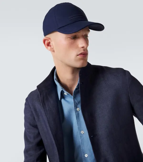 Zegna Embroidered Baseball Cap