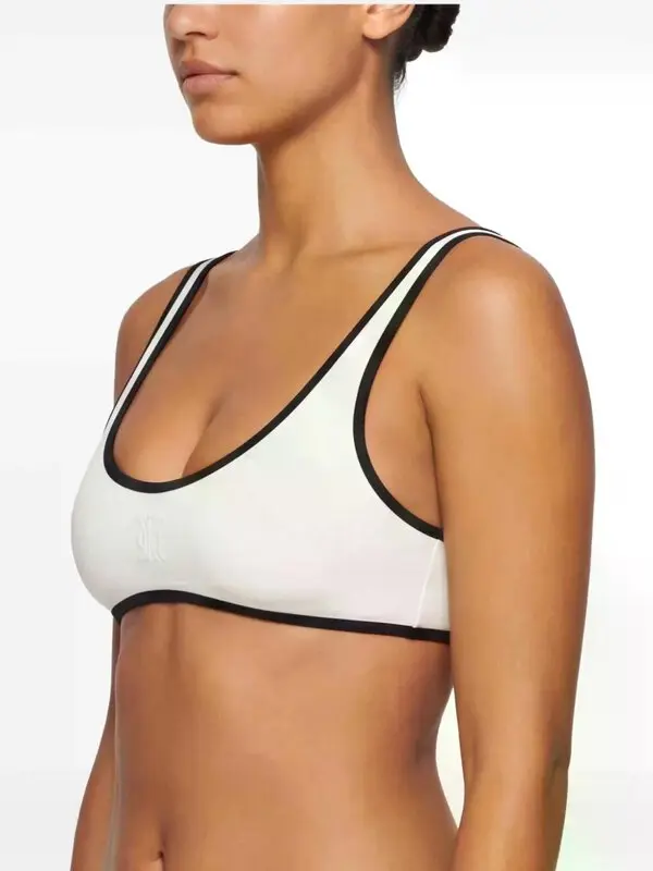 Kiki De Montparnasse Contrast Trim Bikini Top