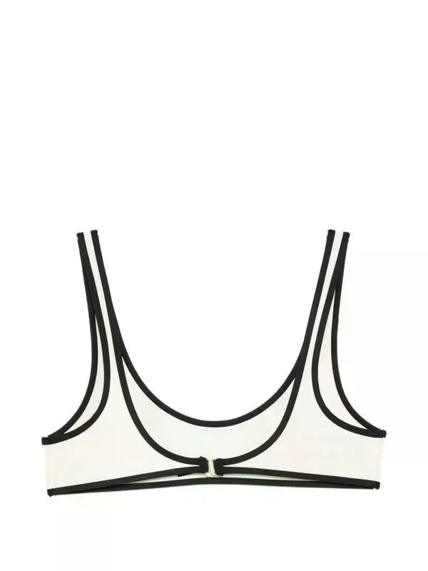 Kiki De Montparnasse Contrast Trim Bikini Top