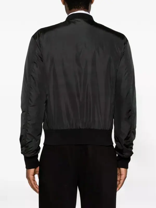 Dolce & Gabbana Logo Plaque Bomber Jacket