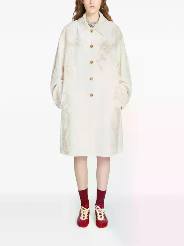 Dries Van Noten Leather Ballerina Sneakers