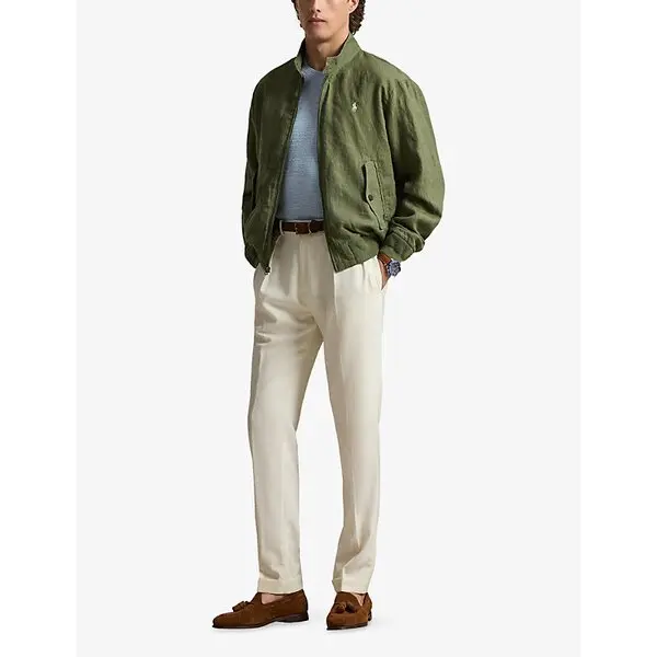 Polo Ralph Lauren Zip-up Linen Jacket - Garden Trail