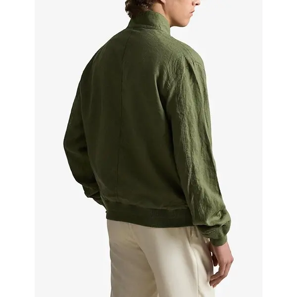 Polo Ralph Lauren Zip-up Linen Jacket - Garden Trail