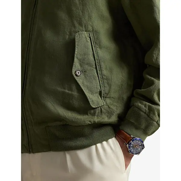 Polo Ralph Lauren Zip-up Linen Jacket - Garden Trail