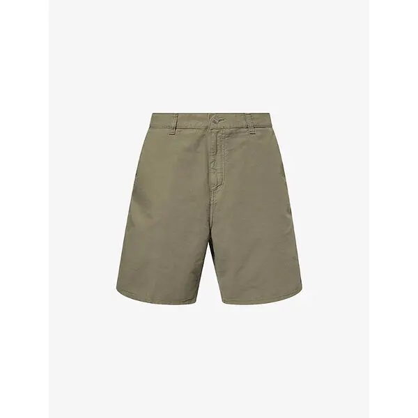 Carhartt Work In Progress Cotton Shorts With Patch Pockets