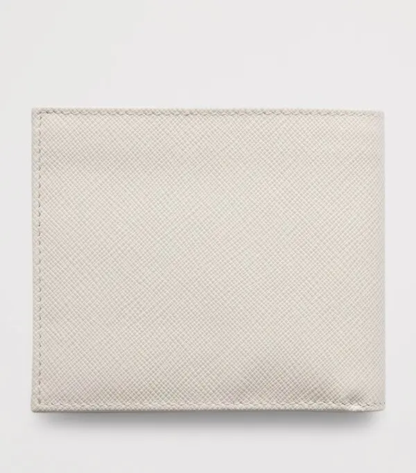 Prada Saffiano Leather Wallet - Neutral