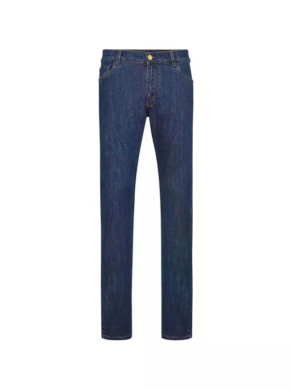 BILLIONAIRE Crest Embroidery Jeans