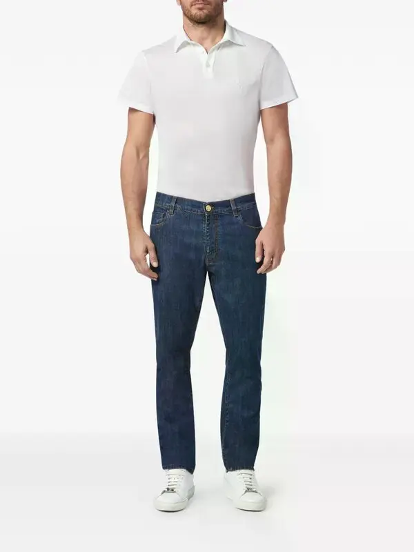BILLIONAIRE Crest Embroidery Jeans