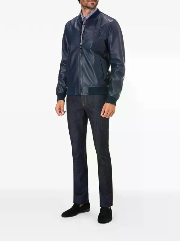 BILLIONAIRE Logo Embroidered Jeans