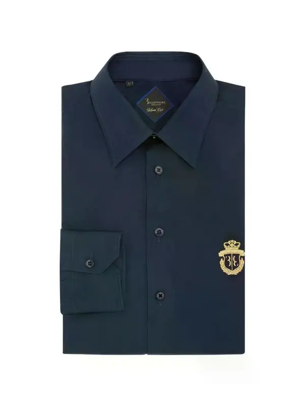 BILLIONAIRE Monogram Embroidered Shirt